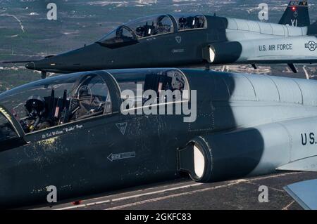 A standard training T-38 flight on May 20, 2021, at Laughlin Air Force ...