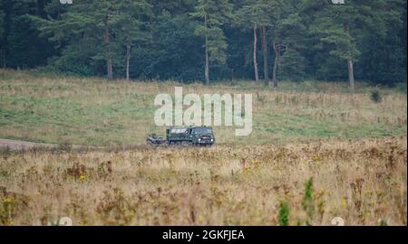 Light military armored vehicle, it is a Daimler Motor Company Ferret ...
