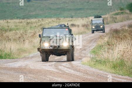 A British army Steyr-Daimler-Puch - BAE Systems Pinzgauer high-mobility ...