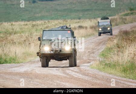 A British army Steyr-Daimler-Puch - BAE Systems Pinzgauer high-mobility ...