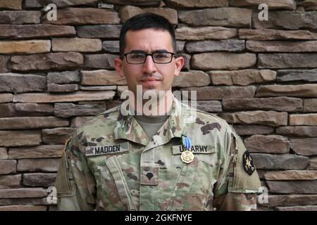 Spc. Angelo Madden with the 399th Field Hospital, placed "3d MCDS Best ...