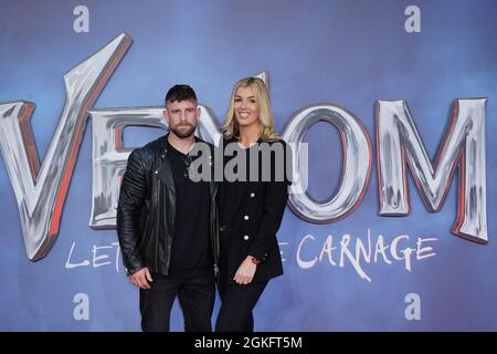Anthony Stazicker and Ruby McClafferty arriving at Cineworld Leicester ...