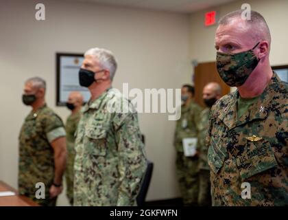 Col. Michael E. McWilliams, the outgoing commander of U.S. Marine Corps ...