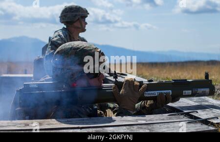 U.S. Marines with Company A, 4th Tank Battalion, 4th Marine Division ...