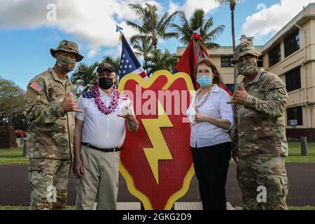 Maj. Gen. James B. Jarrard, commanding general of the 25th Infantry ...