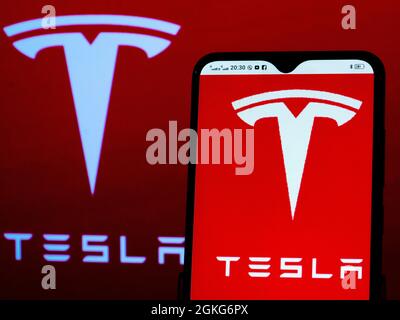 Ukraine. 14th Sep, 2021. In this photo illustration, TD Ameritrade logo ...