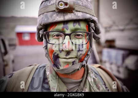 Army Reserve Cpl. Alberto Martinez, an armorer and combat medic ...