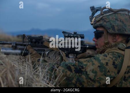 U.S. Marine Corps Cpl. Beau Arsenault, a low altitude air defense (LAAD ...