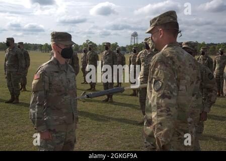 Col. John Popiak, commander of the Army Cyber Protection Brigade (right ...