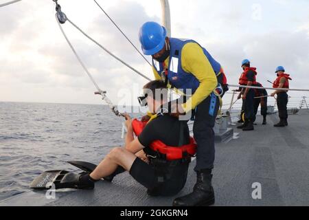 Search and Rescue team water rescue drill Stock Photo - Alamy