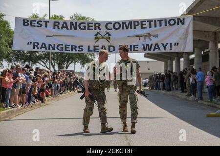 U.S. Army Rangers Capt. Michael Rose and Master Sgt. Josh Horsager of ...