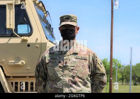 Task Force Phoenix Command Sgt. Maj. Refugio Rosas salutes acting first ...