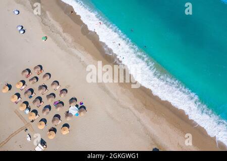 Famous beach of Chorefto, Pelion, Greece Stock Photo - Alamy