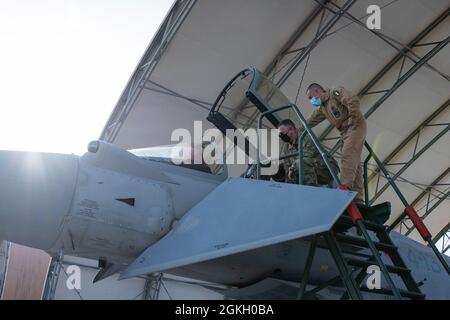 Italian Air Force Col. Luca Maineri, commander of NATO’s 6th Stormo ...