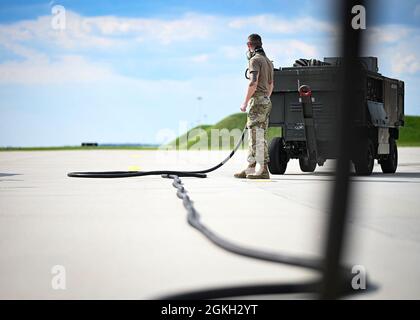Senior Airman Bryan Byers, 48th Maintenance Group aircrew egress ...