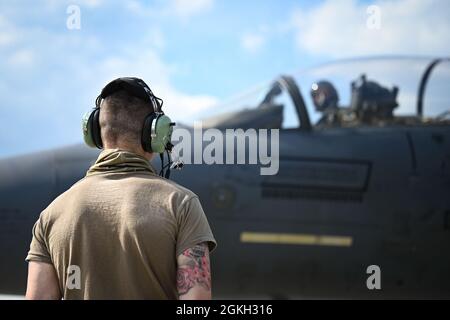 Senior Airman Bryan Byers, 48th Maintenance Group aircrew egress ...