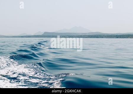 Beautiful shot of a clear foamy calm sea Stock Photo - Alamy