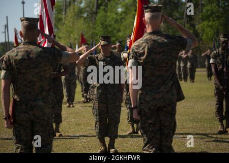 Sgt. Maj. Anthony J. Loftus, off-going sergeant major, 6th Marine ...