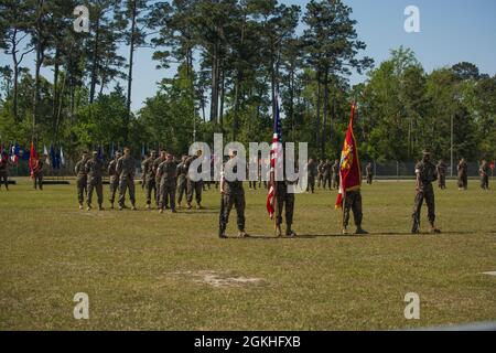 Sgt. Maj. Anthony J. Loftus, off-going sergeant major, 6th Marine ...