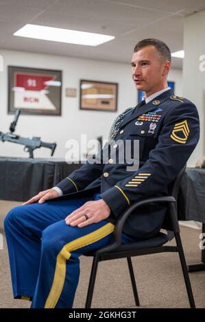 Command Sergeants Major from the 1st Armored Brigade Combat Team, 1st Armored Division presented ...