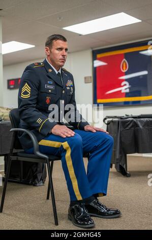 Command Sergeants Major from the 1st Armored Brigade Combat Team, 1st Armored Division presented ...