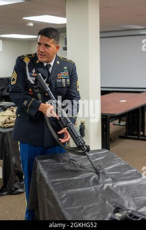 Command Sergeants Major from the 1st Armored Brigade Combat Team, 1st Armored Division presented ...