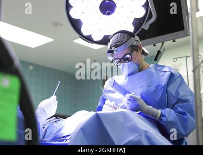 U.S. Army Lt. Col. Jessica Goffena (left), 15th Engineer Battalion ...