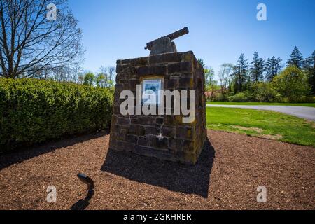 Battle of Short Hills, Battle Positions, 1777 Stock Photo - Alamy