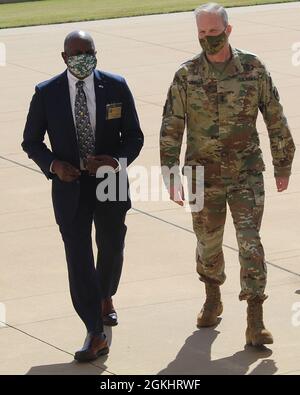Maj. Gen. Gregory J. Mosser, right, deputy commanding general, U.S ...