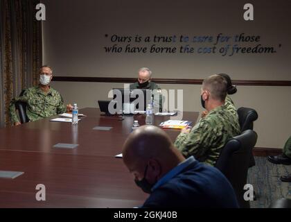 Adm. William Lescher, Vice Chief of Naval Operations, , touring Code ...