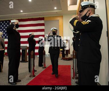 Rear Adm. Christopher Sweeney, commander, Carrier Strike Group (CSG) 11 ...