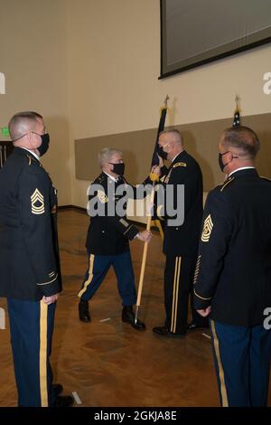 Command Sgt. Maj. Steven B. Wooldridge stands with all the sergeants ...