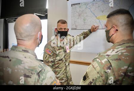 Maj. Gen. Miles Davis (center), commander, 76th Operational Response ...