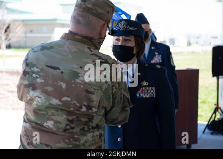 Col. Wendy Armijo, deputy commander of 102nd Intelligence, Surveillance ...