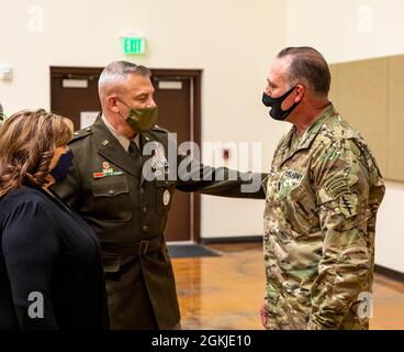 Utah National Guard change of responsibility ceremony 4-13-2017 Stock ...