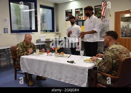 Brig. Gen. Jed Schaertl (left) , deputy commanding general for ...