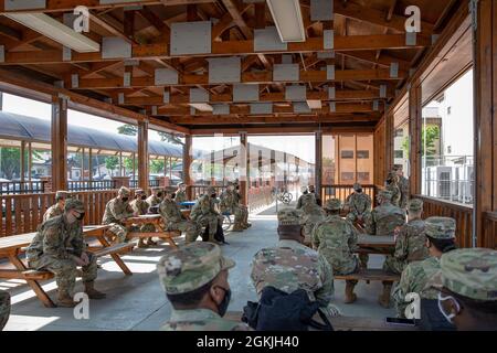 Col. Anne Wiersgalla and Command Sgt. Maj. Jay High, the 1st Signal ...