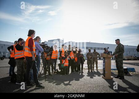 Croatian Maj. Zeljko Vuk, lead exercise planner for the Croatian Army ...