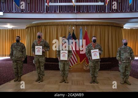 (From left to right) Col. Scott A. Jackson, commander for 2nd ABCT, 3rd ...