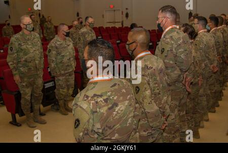 Maj. Gen. Patrick Hamilton, commanding general of Task Force Spartan ...