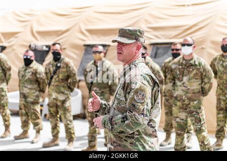 Servicemembers of the 332 Air Expeditionary Wing's Expeditionary Civil ...