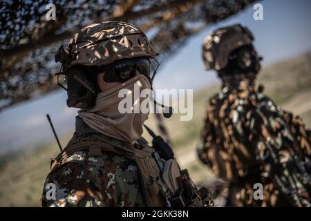 US Army Special Operations soldiers of the Combined Joint Special ...