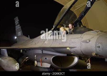 Capt. William Wright, 157th Expeditionary Fighter Squadron pilot ...