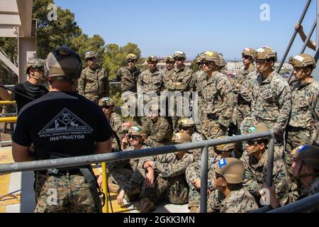 U.S. Marine Corps special operations command Marsoc raider with weapon ...
