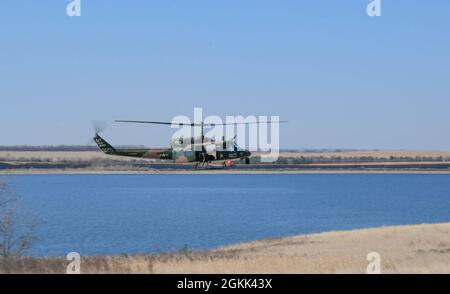 The 54th Helicopter squadron flies the UH-1N Huey on Minot Air Force ...