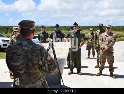 U.S. Army E3 Terminal High Altitude Area Defense soldiers brief ...