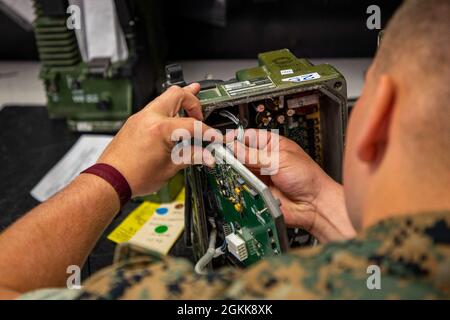 U.S. Marines with 2nd Radio Battalion, II Marine Expeditionary Force ...