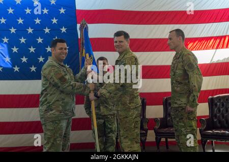 Col. Joseph Vanoni, 43rd Air Mobility Operations Group commander, Lt ...