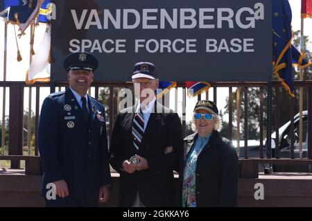 Col. Anthony Mastalir, Space Launch Delta 30 commander, takes the oath ...