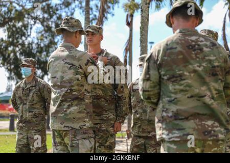Maj. Gen. James B. Jarrard, commanding general, middle, Command Sgt ...